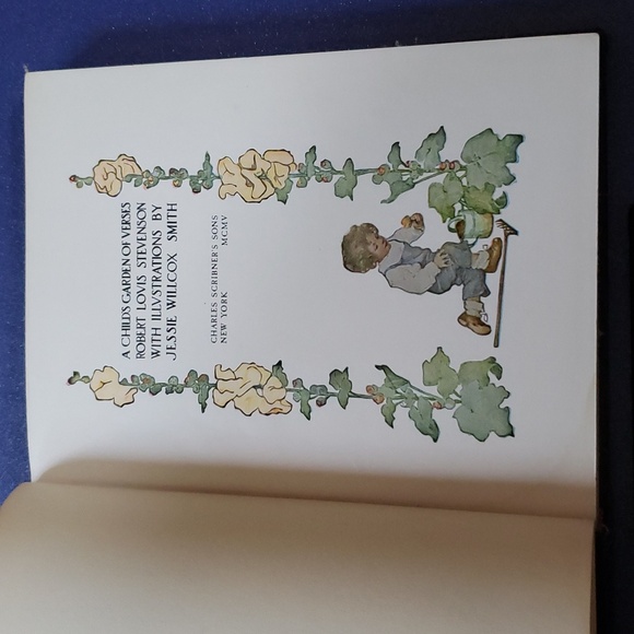 Other | A Childs Garden Of Verses Book By Robert Louis Stevenson 195 ...